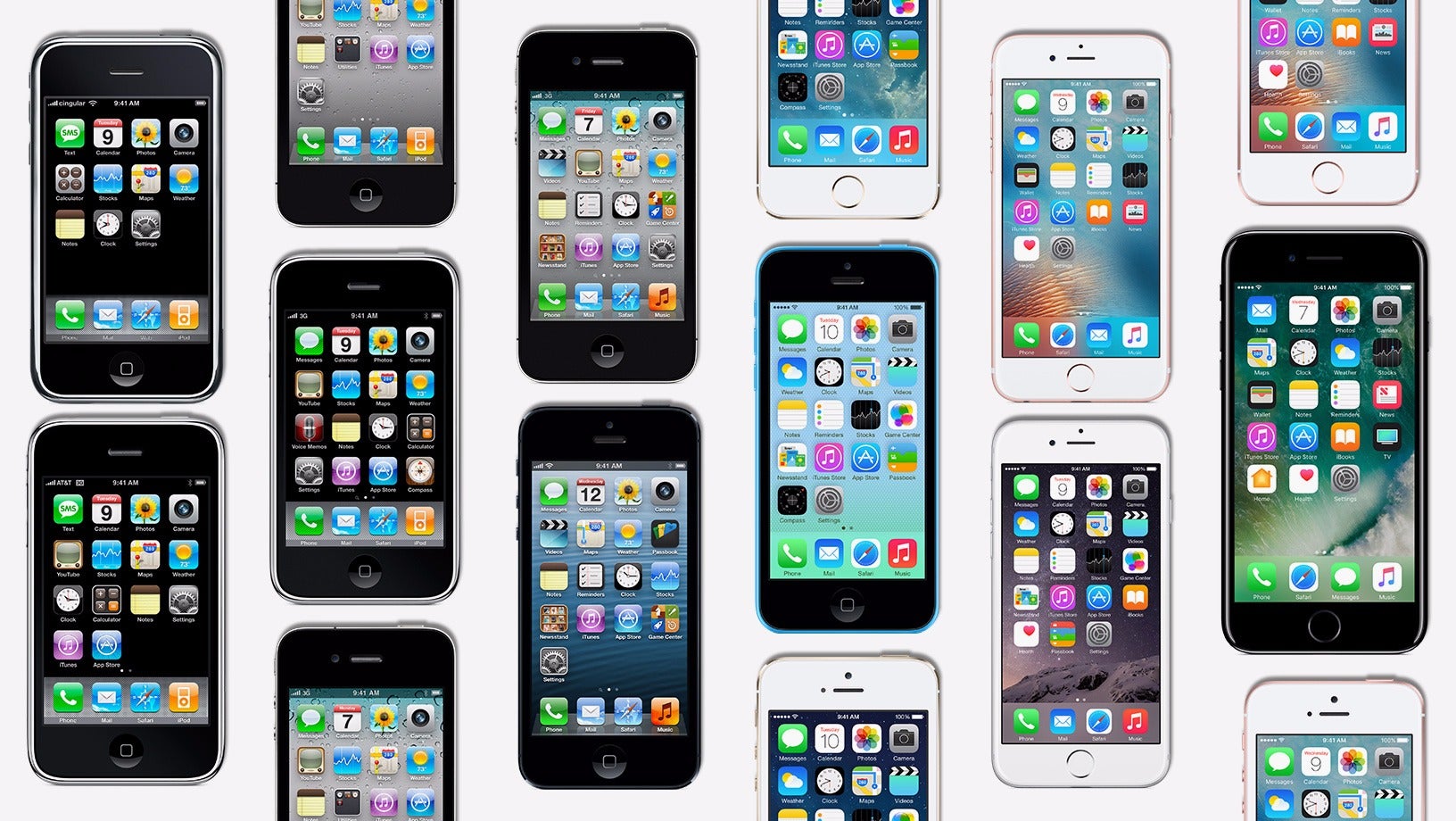 The 10-year evolution of the iPhone