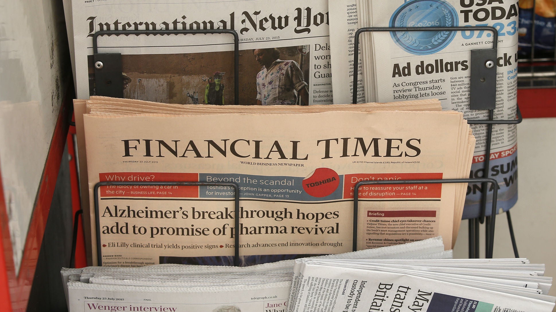 Why the Financial Times is pink
