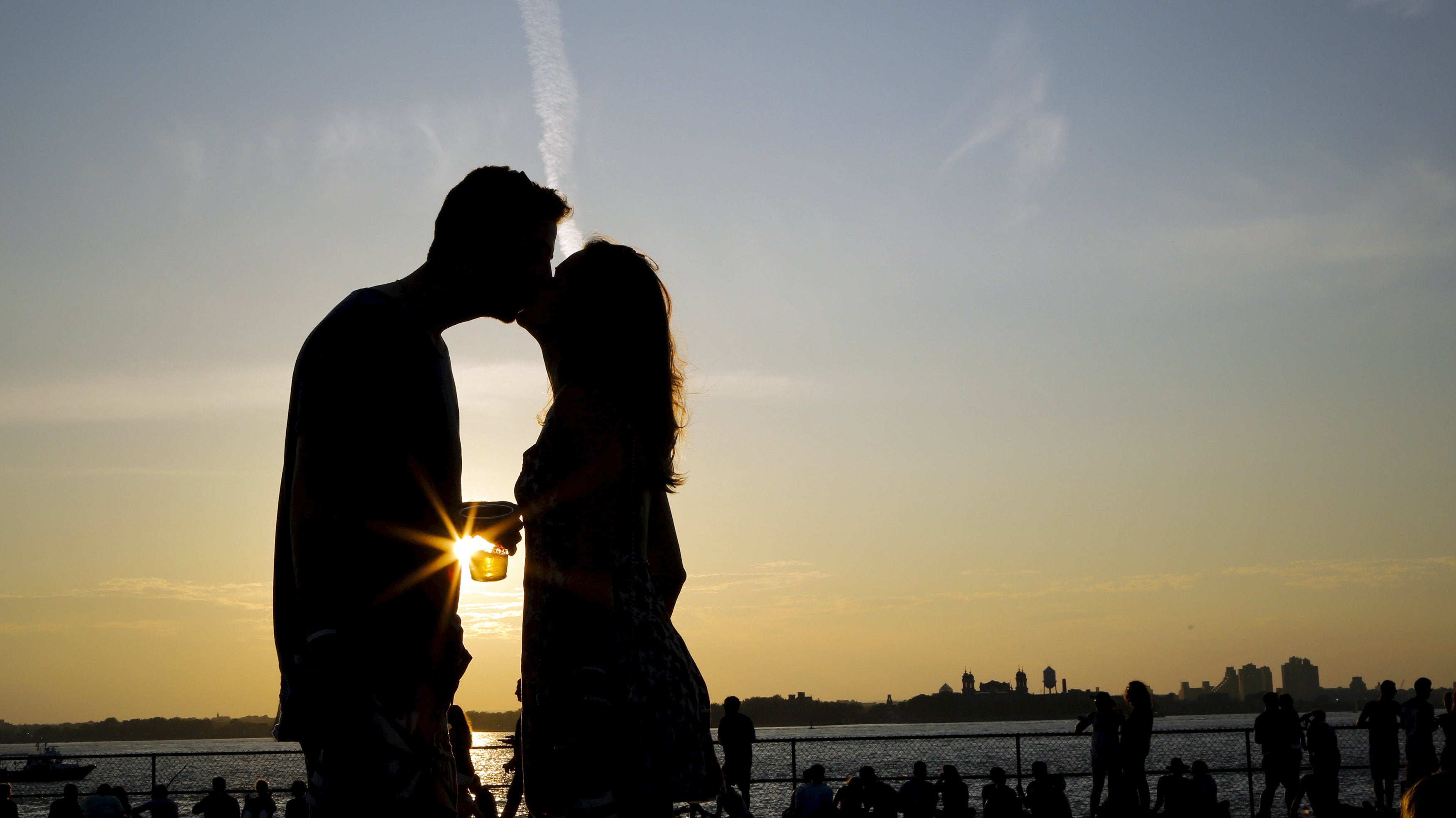 Scientists have figured out which way is best to lean in for a first kiss