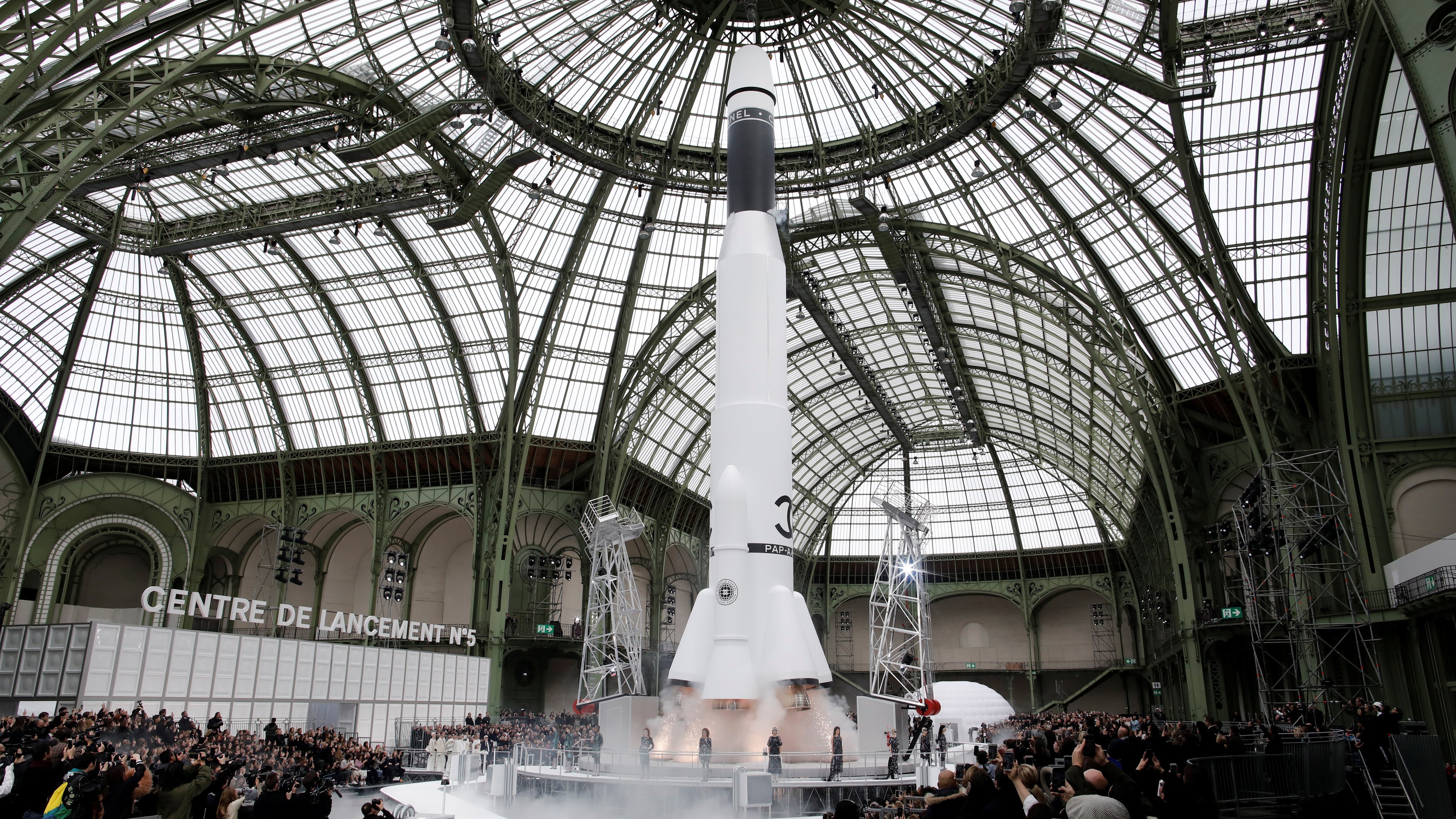 Watch out, SpaceX: Chanel’s crazy space-age runway show simulated a ...