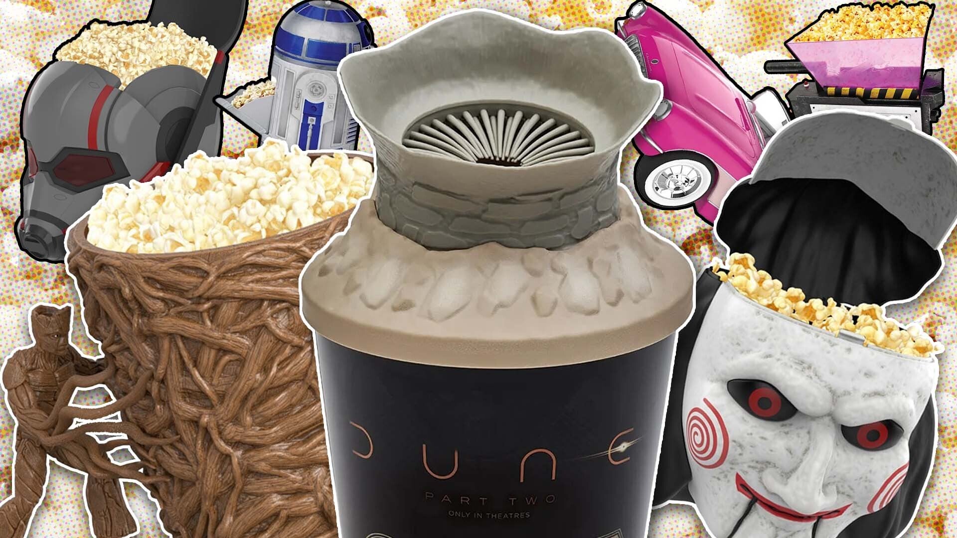 The 24 wildest popcorn buckets movie theaters have used to lure people back