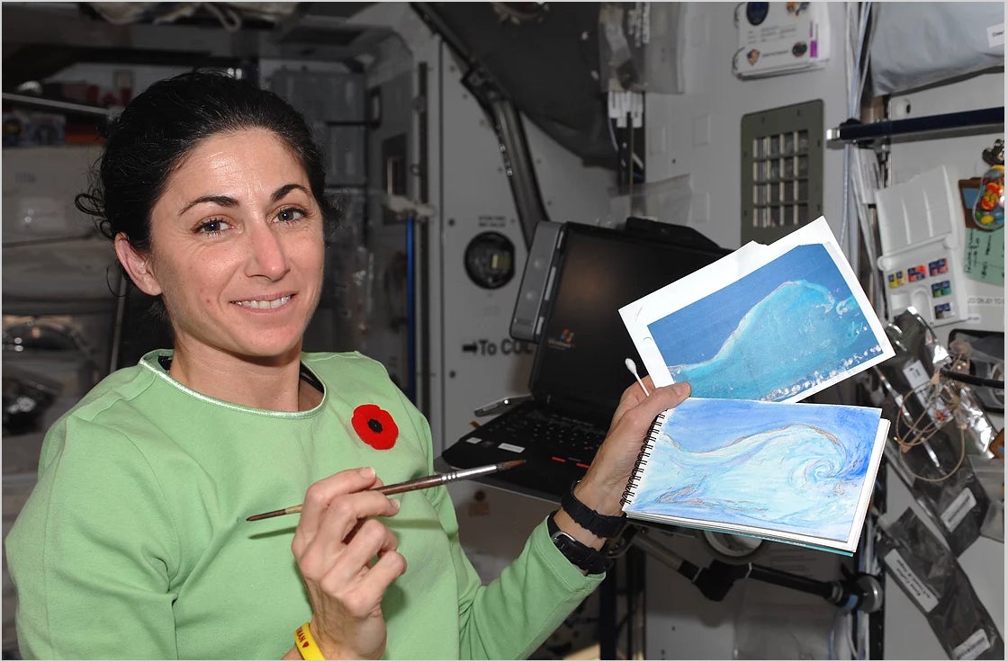 What it’s like to paint in space—according to a NASA astronaut