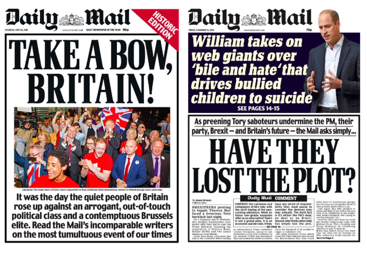 British tabloid covers loved Brexit in 2016—here’s what the covers look ...