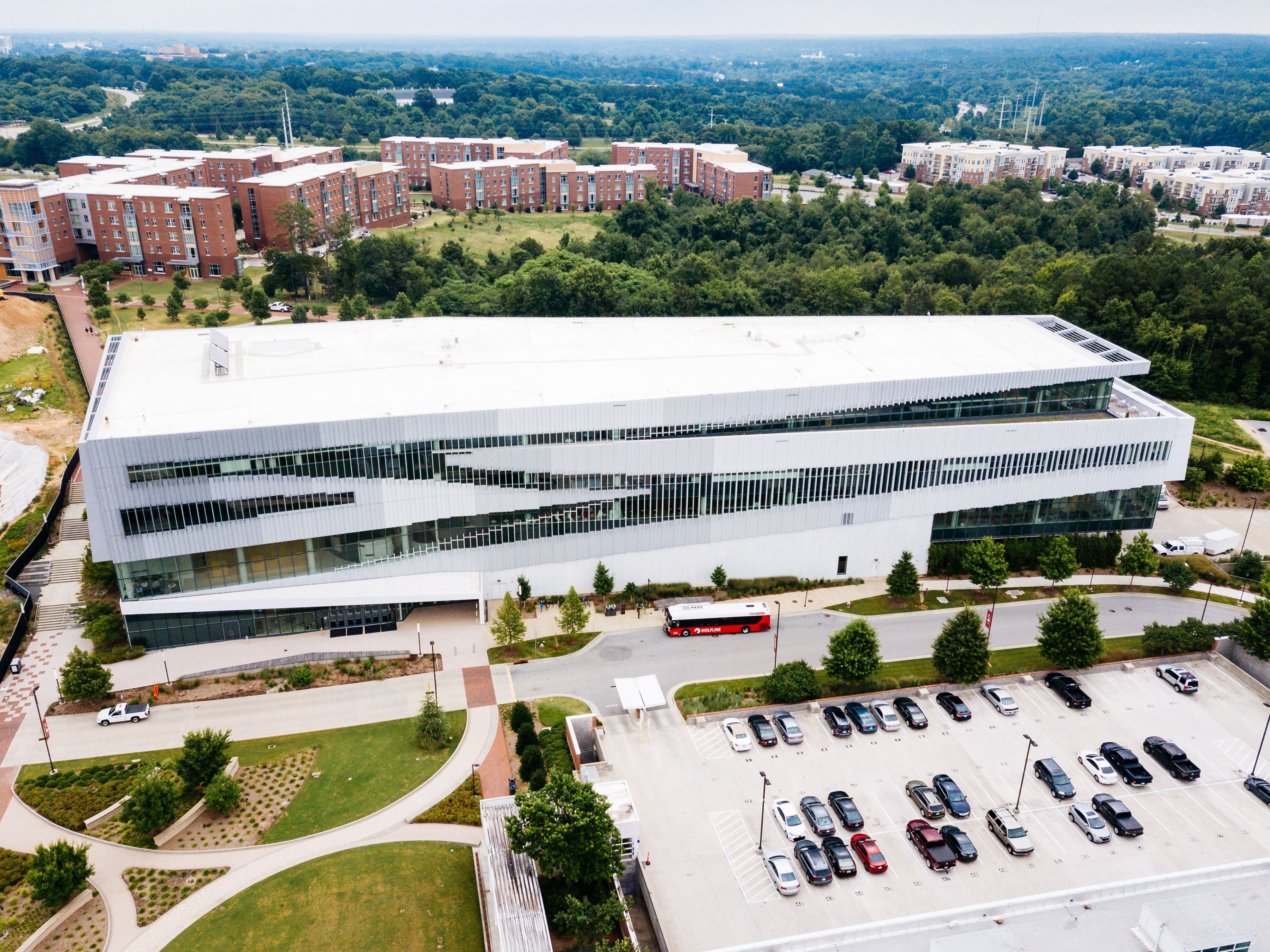 A robot-filled, architectural marvel in North Carolina is the library ...
