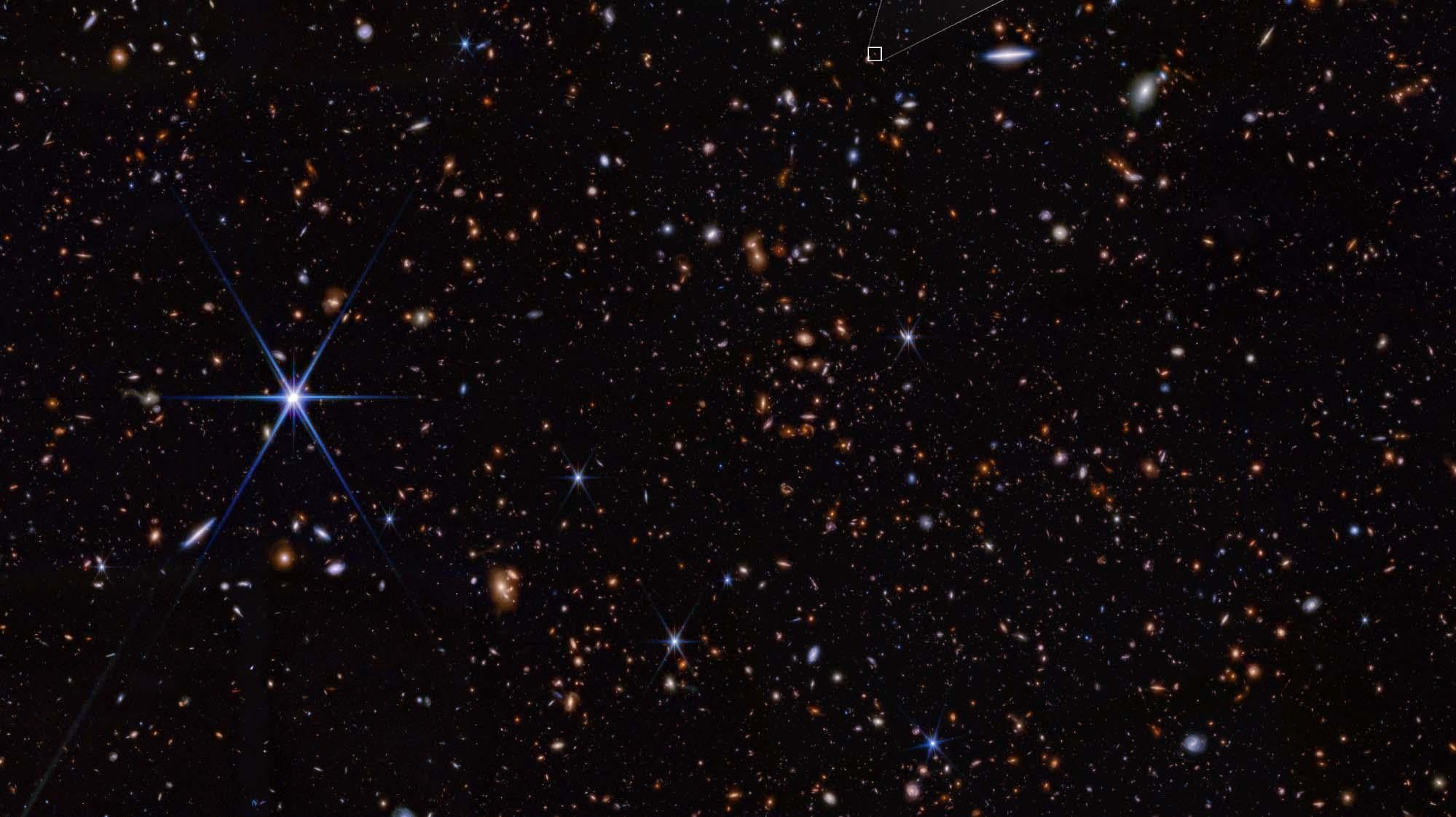 The most distant galaxy ever recorded is surprisingly bright