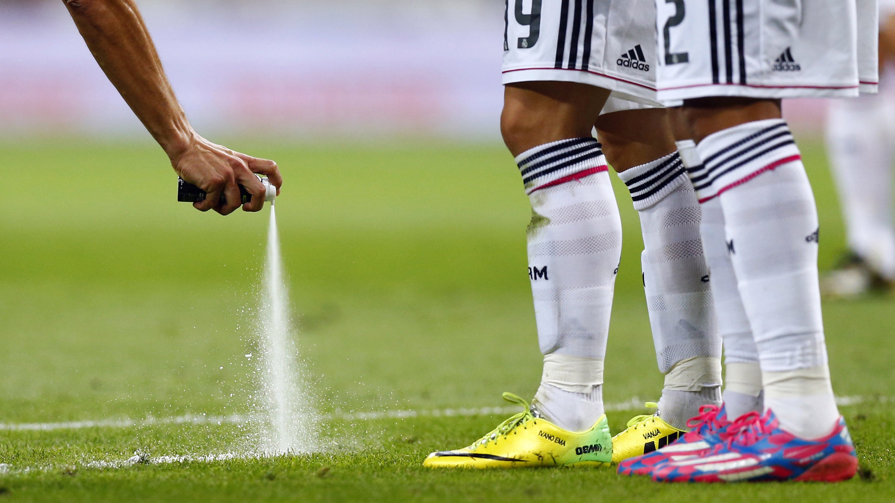 Soccer’s magic spray has been declared a health hazard in Germany