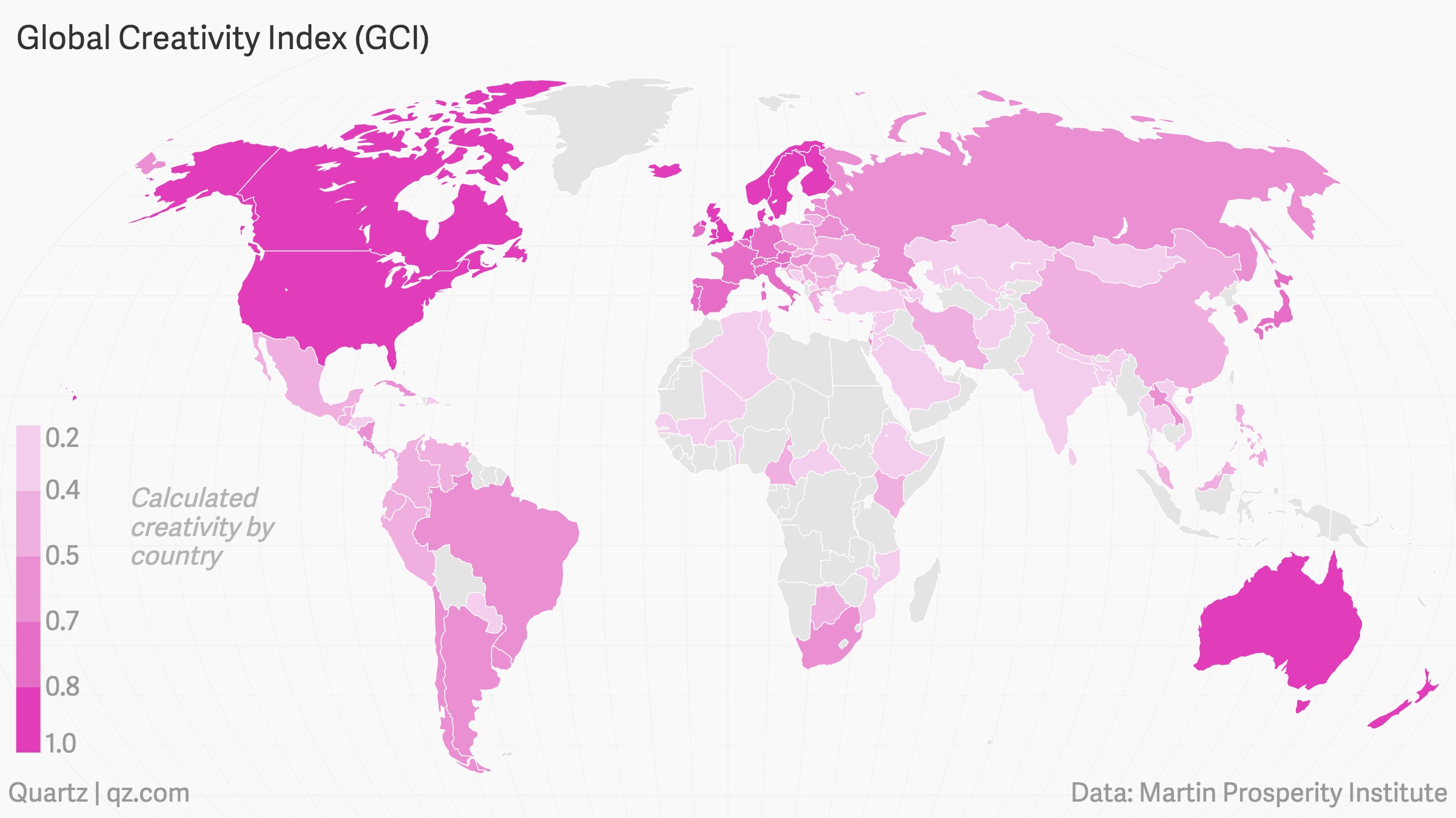 These are the world’s “most creative” countries