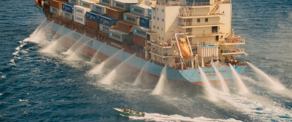 Look at how massive ships defend themselves from pirates